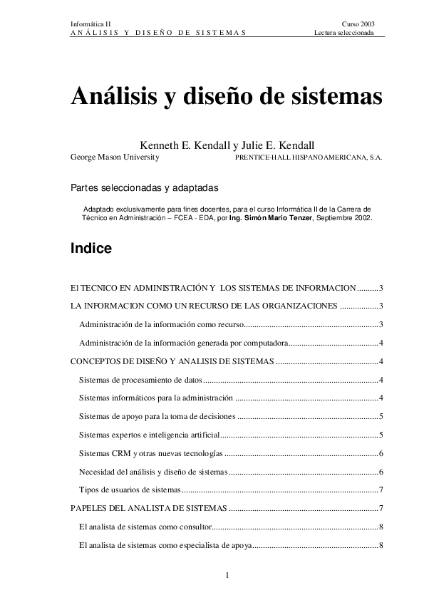 (PDF) Kendal Kenneth Analisis Y Diseno De Sistemas