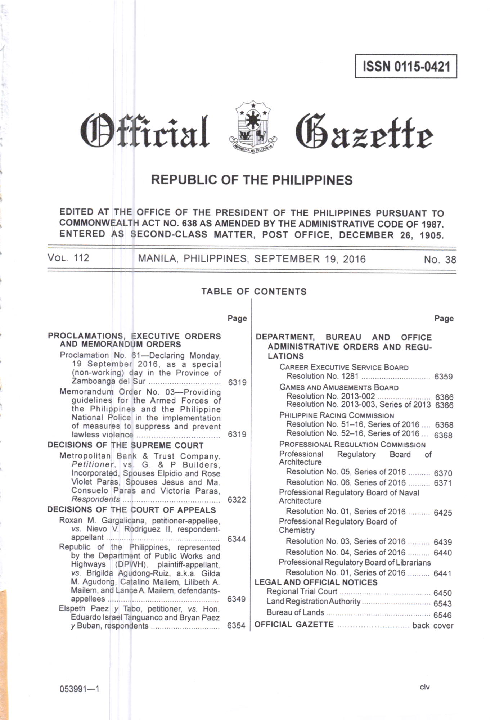 (PDF) Architects Guidelines (Official Gazette)