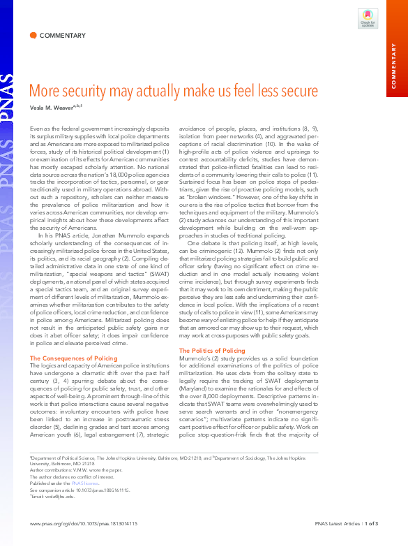 (PDF) More Security may actually make us feel less secure