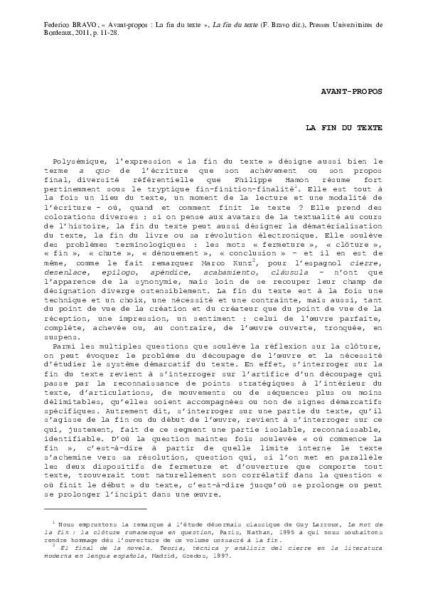 un texte narratif définition