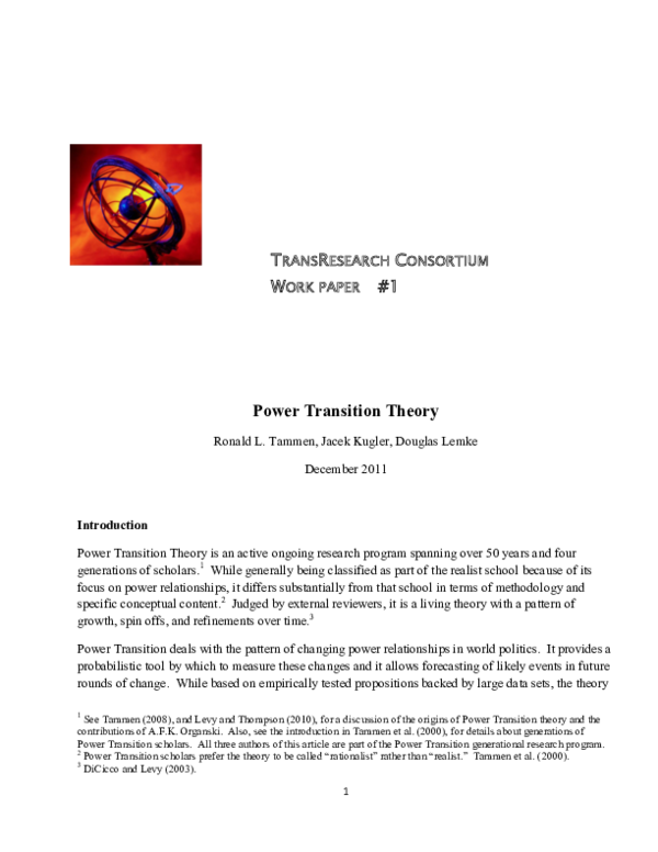 (PDF) Power+Transition+Theory