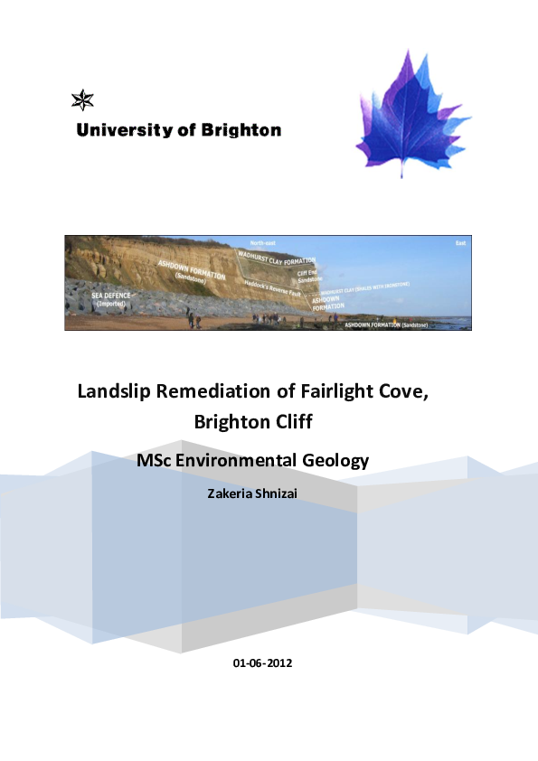 (PDF) Landslip Remediation of Fairlight Cove, Brighton Cliff.pdf
