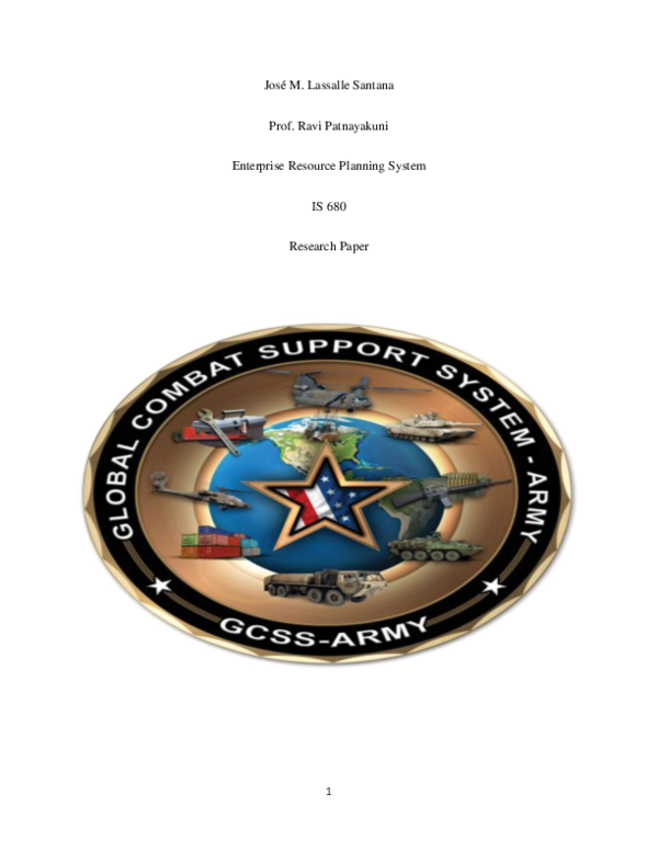 (DOC) GCSS-ARMY