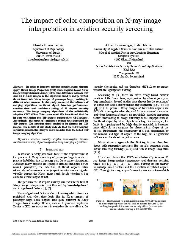 (PDF) The impact of color composition on X-ray image interpretation in ...