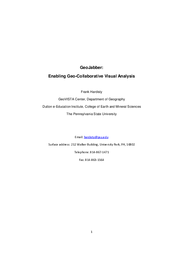 (PDF) GeoJabber: enabling geo-collaborative visual analysis