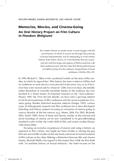 interpretation cinema