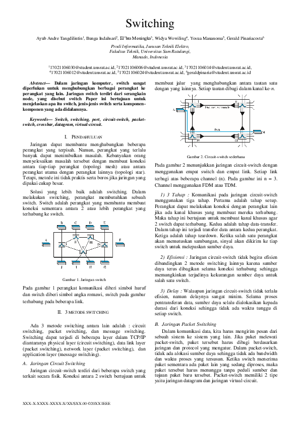 (PDF) Switching paper
