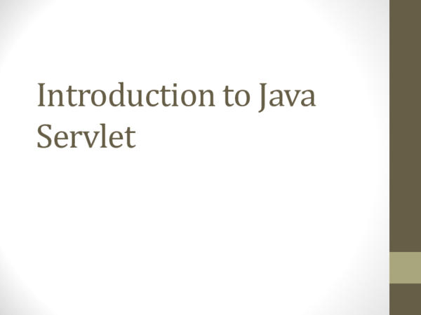 (PPT) - servlet