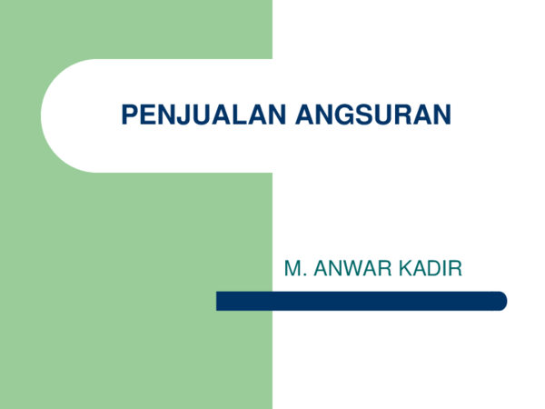 (PPT) PENJUALAN ANGSURAN.ppt