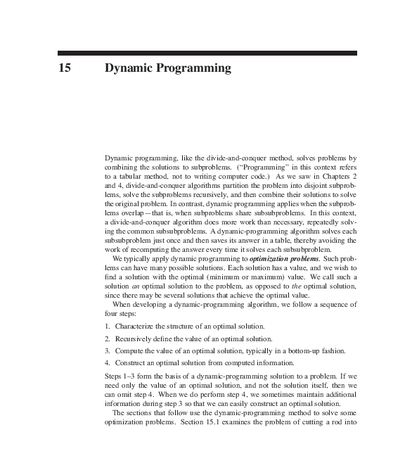 (PDF) Dynamic programming