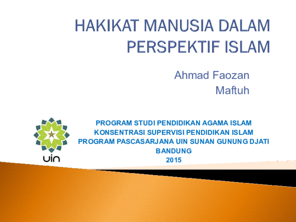 (PDF) Hakikat Manusia dalam Perspektif Islam