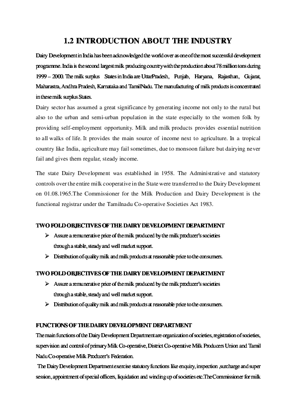 (DOC) Industry profile aavin