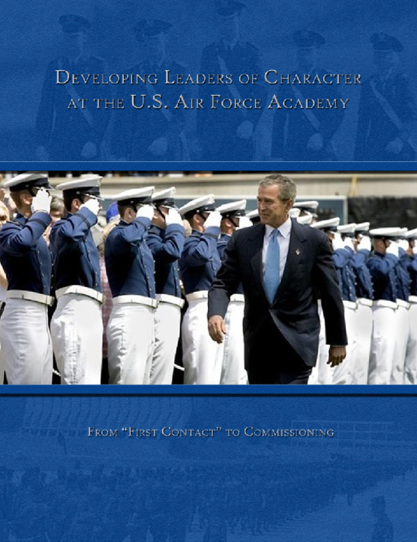 (PDF) Developing Leaders of Character at USAFA_April 2005.pdf