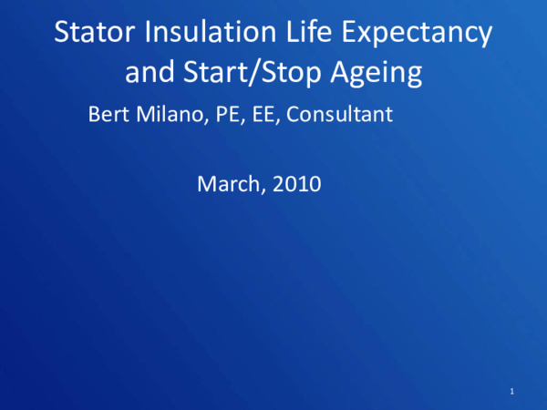 (PPT) Short Power Point on Generator stator winding life expectancy.ppt