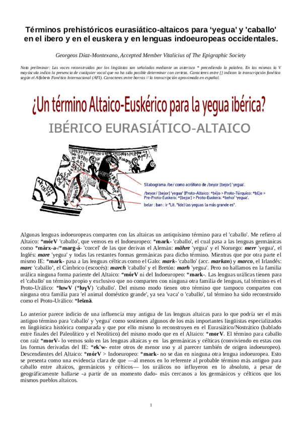 (PDF) Términos prehistóricos eurasiático-altaicos para ‘yegua’ y ...