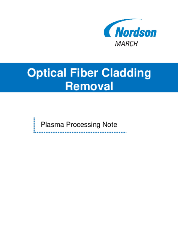 (PDF) Optical Fiber Cladding Removal NordsonMARCH