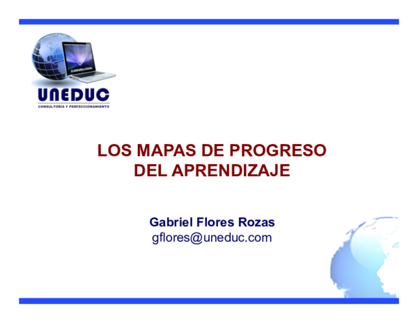 (PDF) Mapas de progreso del aprendizaje | Gabriel Flores-Rozas ...