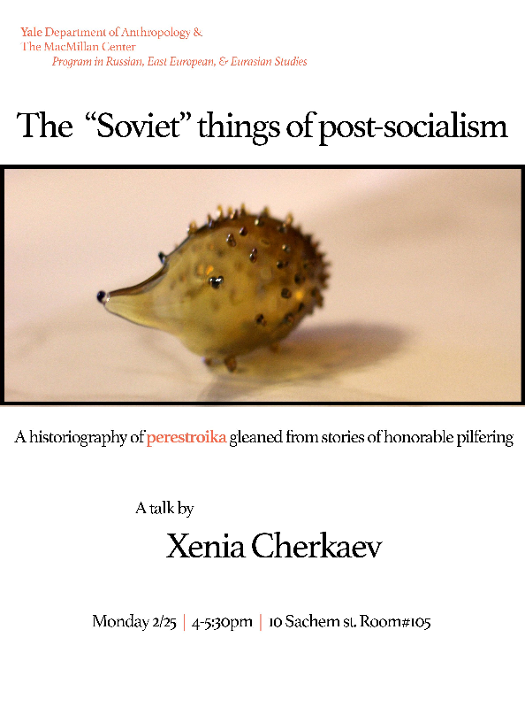 (PDF) The “Soviet” things of post-socialism