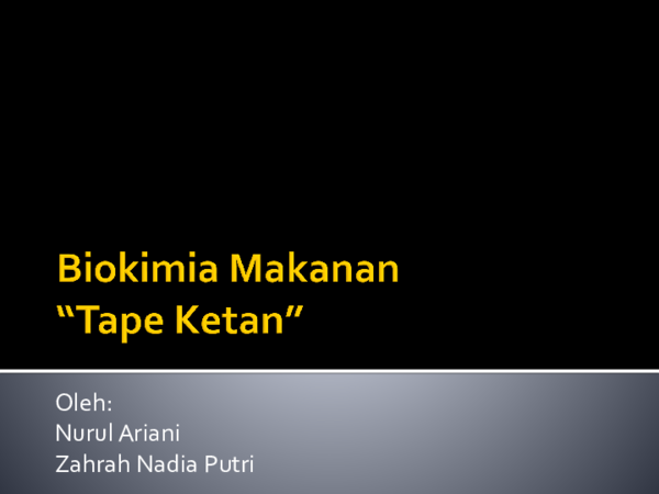 (PPT) Fermentasi Tapai Ketan Hitam.pptx