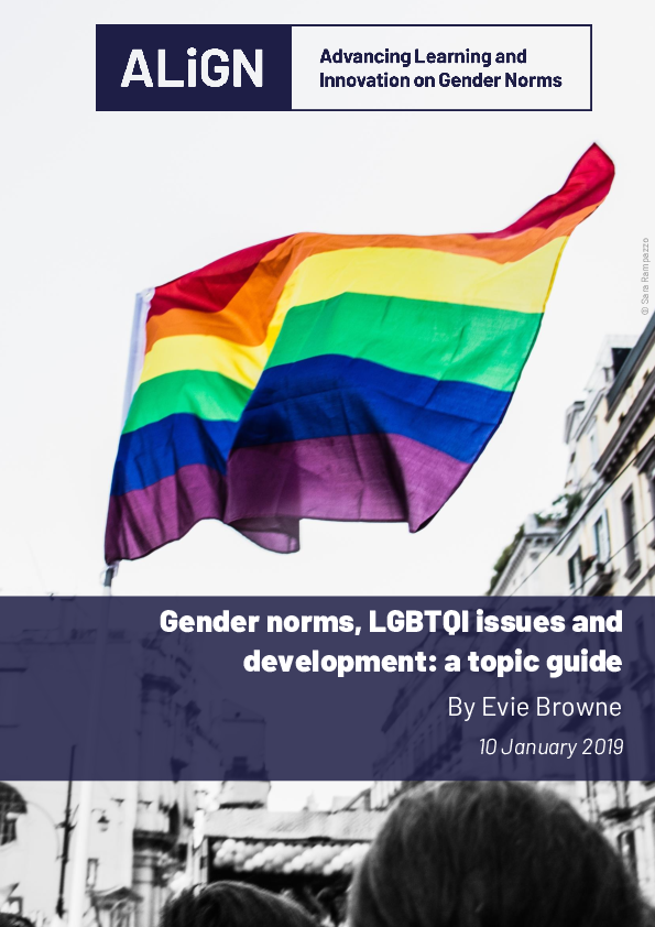 (PDF) Gender norms, LGBTQI issues and development