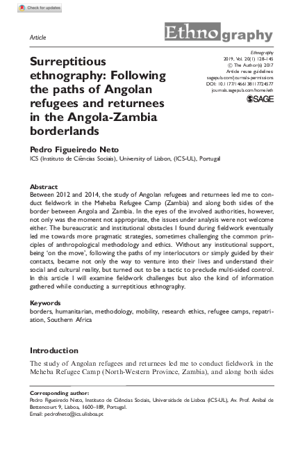 (PDF) Surreptitious Ethnography.