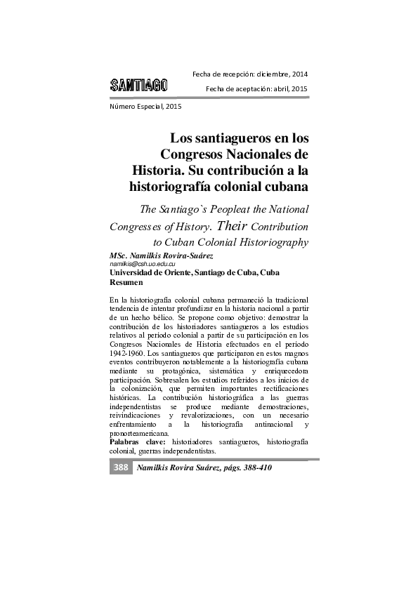 (PDF) Historiografía en univ Oriente | Yaima Martinez Aleman - Academia.edu