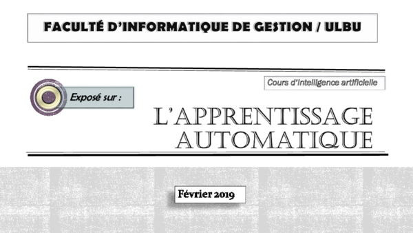 PDF apprentissage automatique pdf PDF Télécharger Download