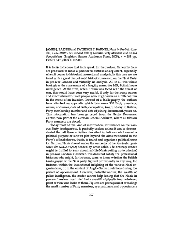 (PDF) Lothar Kettenacker: review of James J. Barnes and Patience P ...