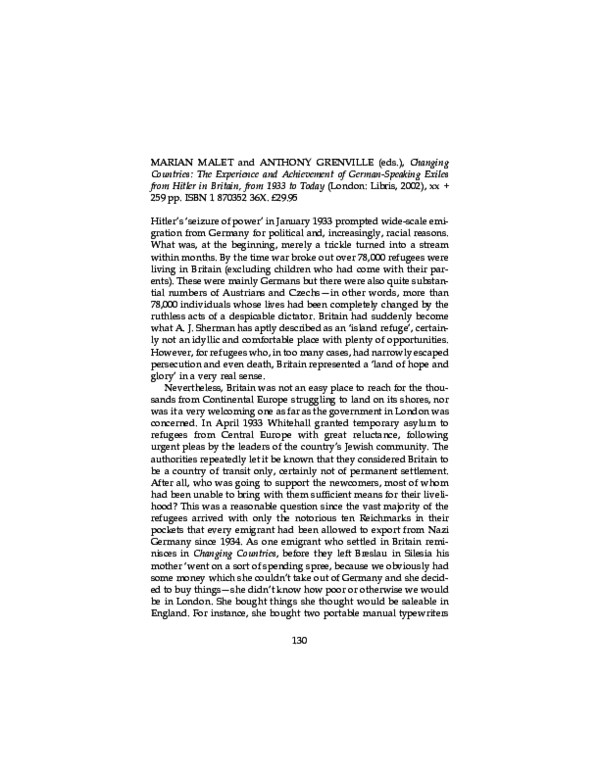 (PDF) Peter Alter: review of Marian Malet and Anthony Grenville (eds ...