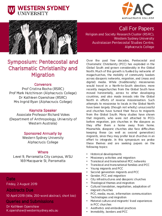 (PDF) PCC and Migration CFP flyer