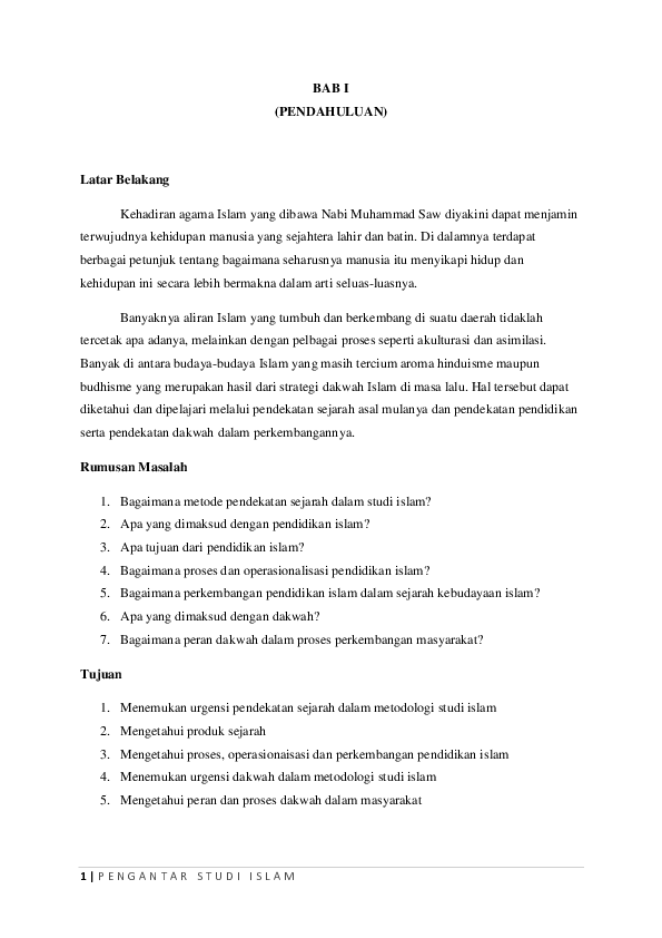 (DOC) Pendekatan Studi Islam.docx