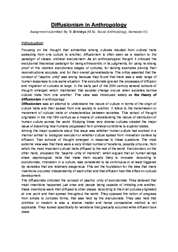 (PDF) Theory of Diffusionism.pdf