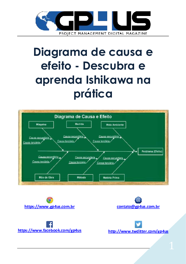 (PDF) Diagrama de causa e efeito - Descubra e aprenda Ishikawa na prática.pdf