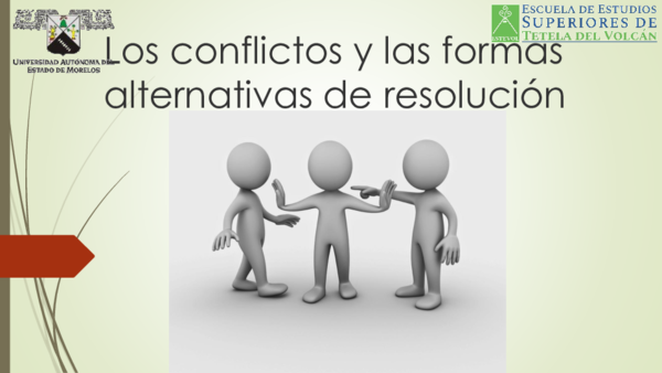 (PPT) Los conflictos y las formas alternativas de resolución.pptx