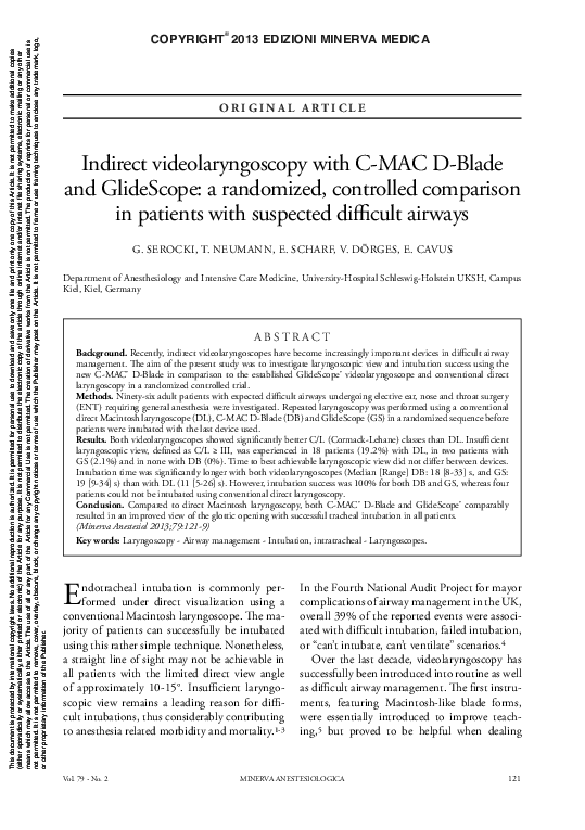 (PDF) CMAC vs Glidescope (los dos sin canal)