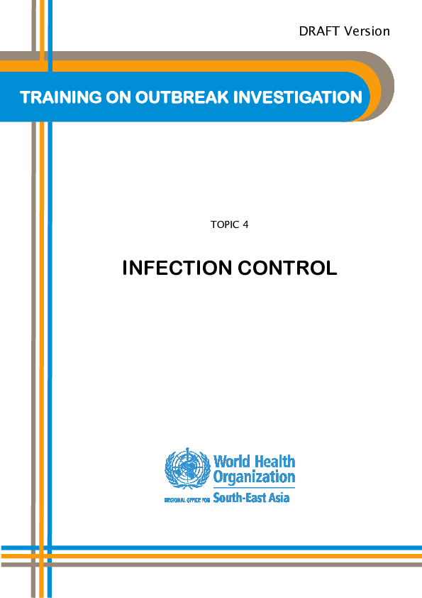 (PDF) WHO training on outbreak investigation