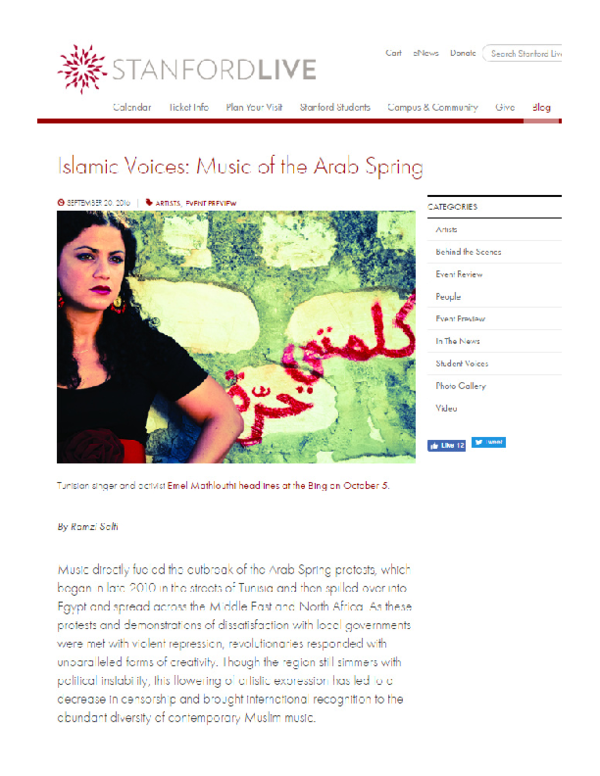 (PDF) Music of the Arab Spring