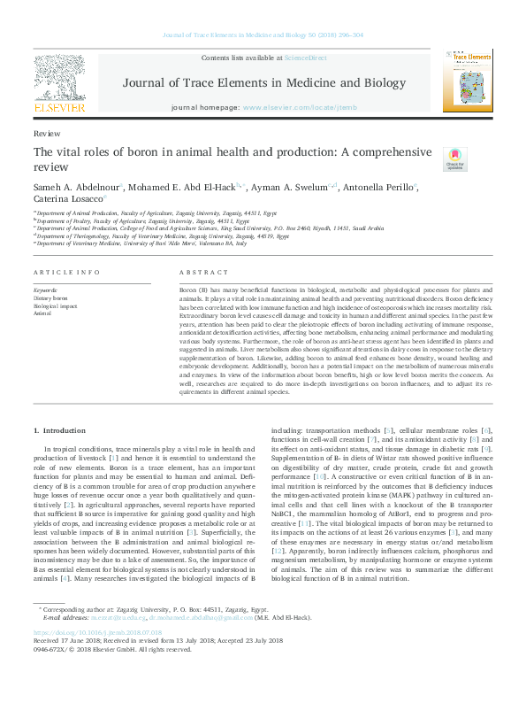 PDF The Vital Roles Of Boron In Animal Health And Production A pdf-the-vital-roles-of-boron-in-animal-health-and-production-a