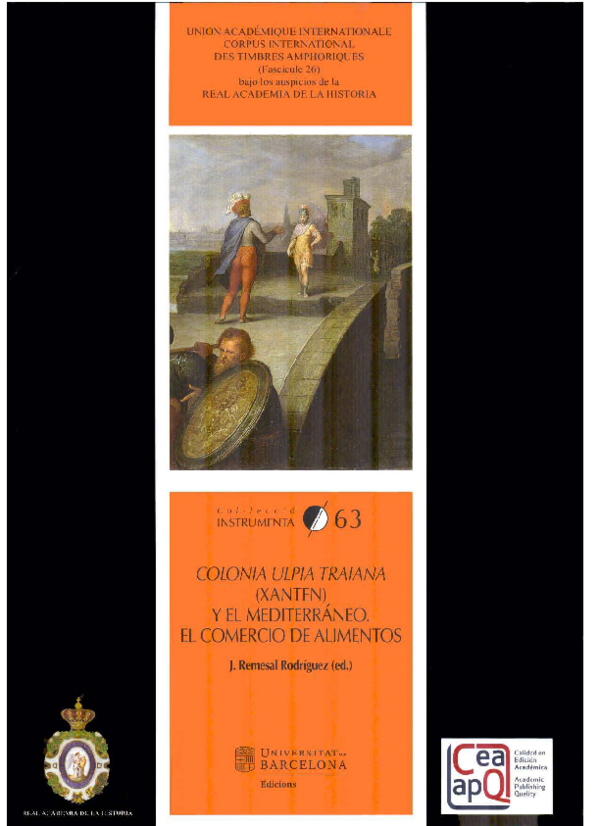 (PDF) Las ánforas olearias béticas Dressel 20