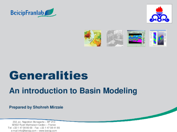 (PDF) Introduction to Basin modeling