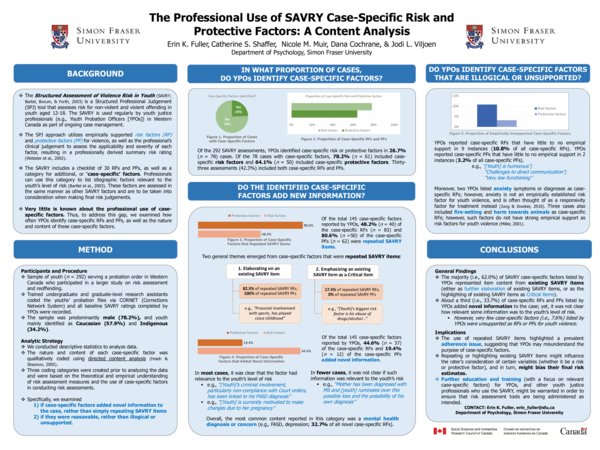 (PDF) The professional use of SAVRY case-specific risk and protective ...