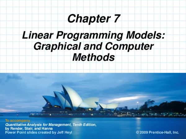 (PPT) LP GRAPHICAL METHOD