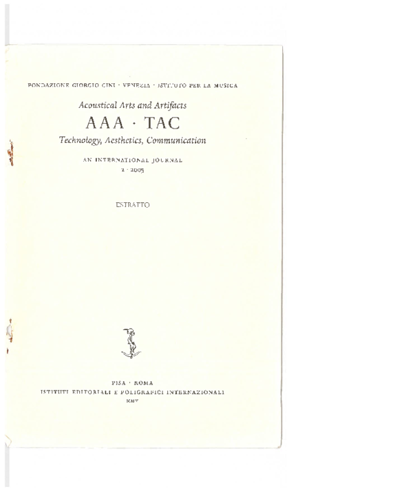 (PDF) Artefatti e teoria nel Sistema natural de la música (1951) di ...