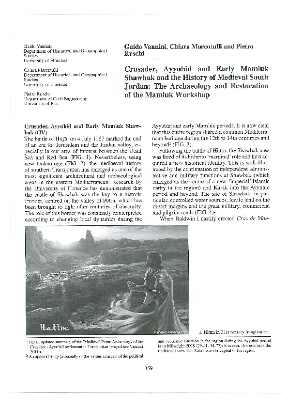(PDF) Crusader, Ayyubid and Early Mamluk Shawbak and the History of ...