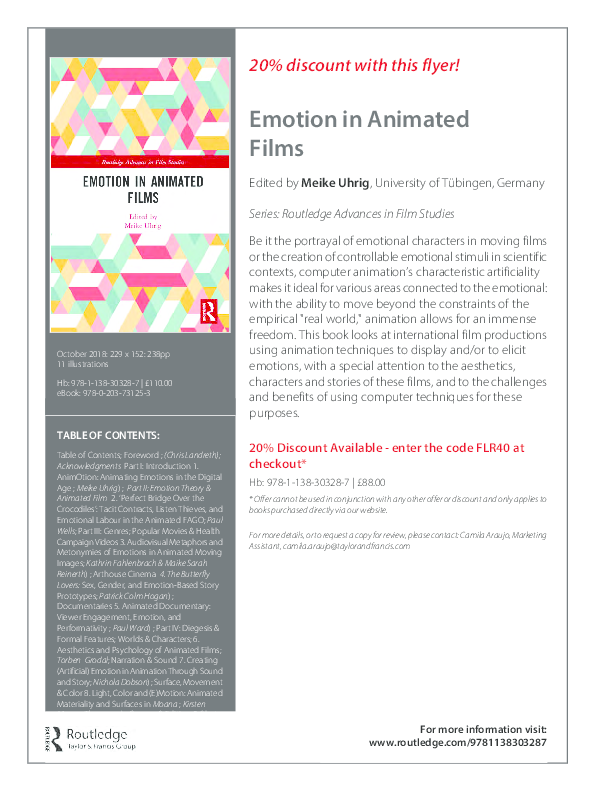 (PDF) Audiovisual Metaphors and Metonymies of Emotions in Animated ...