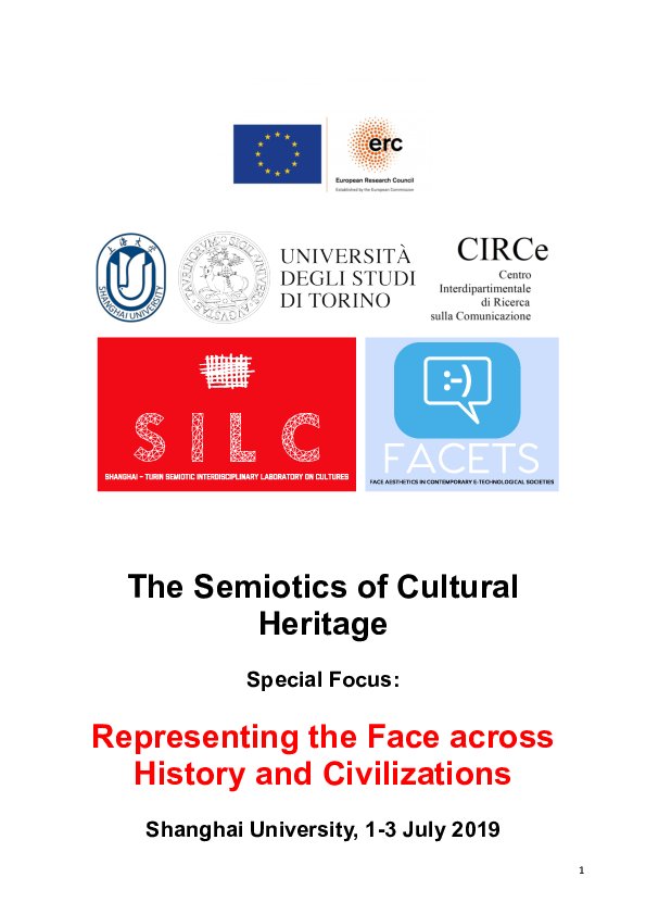 (PDF) 2019 - The Semiotics of Cultural Heritage - Representing the Face ...