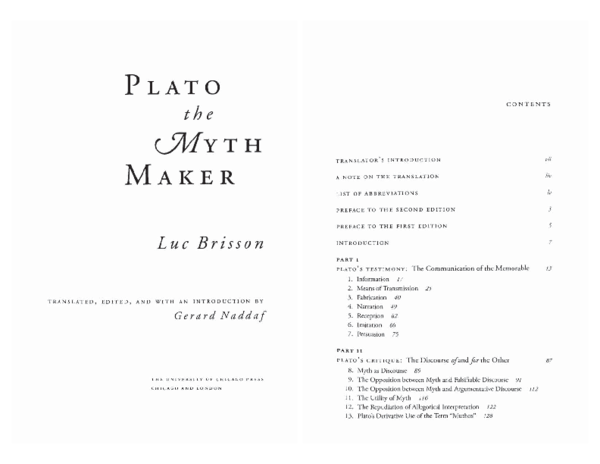 (PDF) Plato the Myth Maker