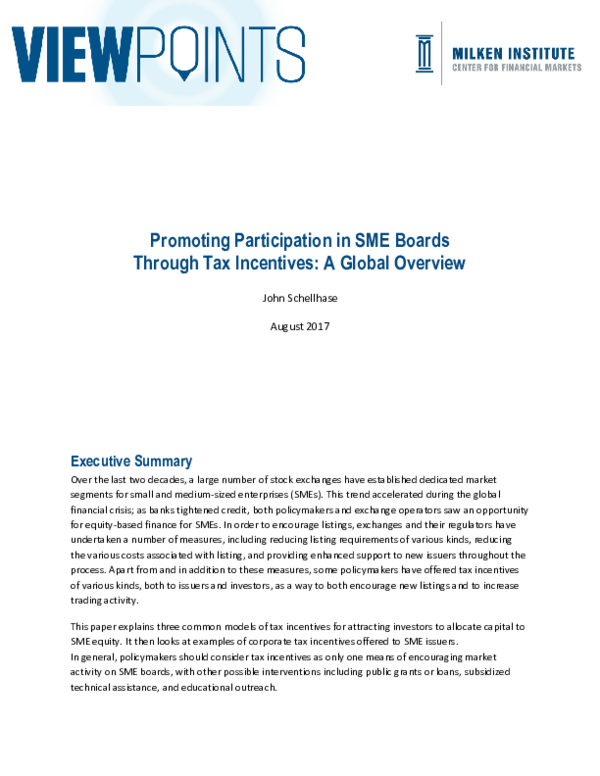 (PDF) Promoting Participation in SME Boards Through Tax Incentives: A ...
