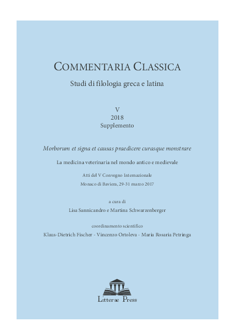 (PDF) Contributi inediti di Karl Hoppe al testo di Pelagonio (ancora a ...