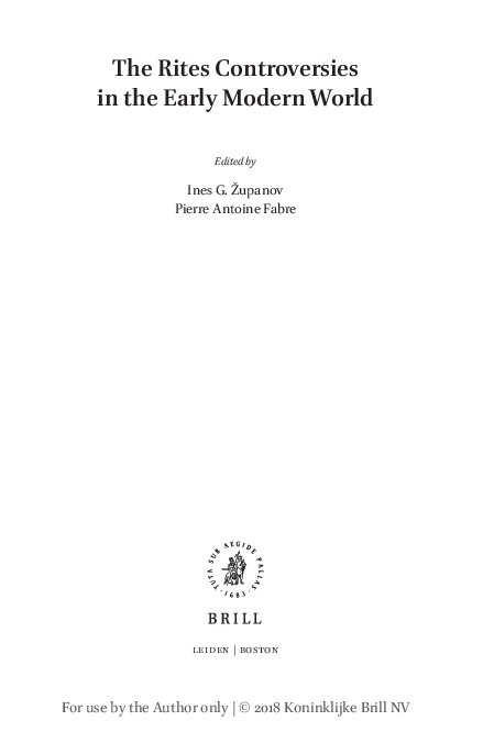 (PDF) Chinese Voices in the Rites Controversy:The Role of Christian ...